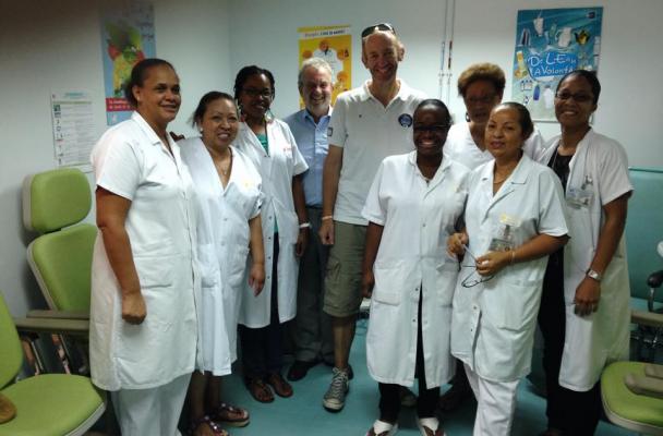 Jacques Valente arrivé à bon port à Pointe-à-Pitre – NEPHROHUG