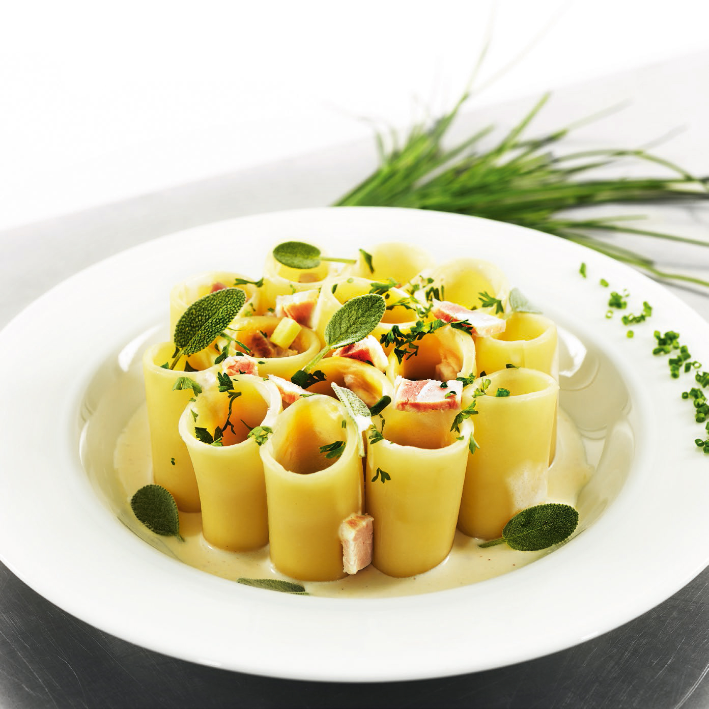 Pâtes à la crème et au jambon – NEPHROHUG